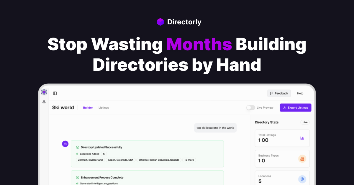 Best Directory Software | Monetize your Directory Website | Directorly